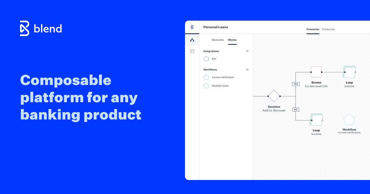 Composable platform for any banking product | Blend