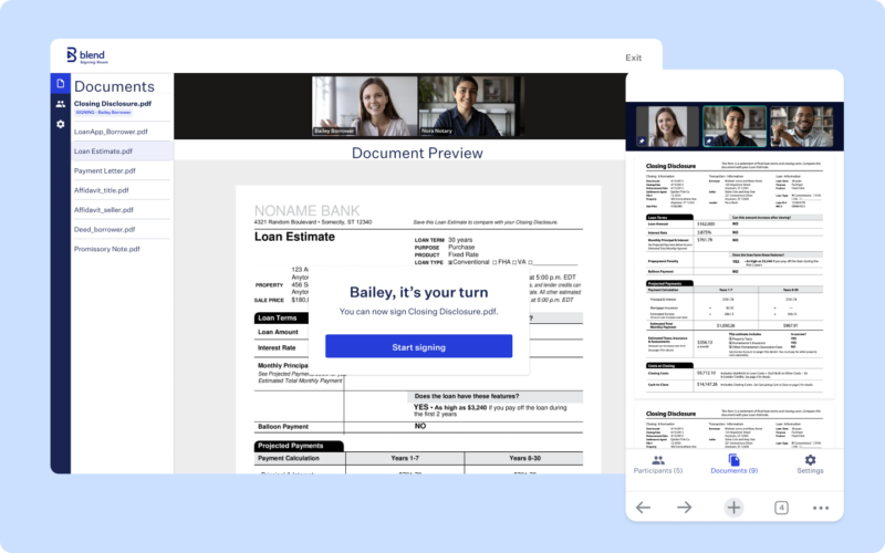 Mortgage Suite: Close | Blend